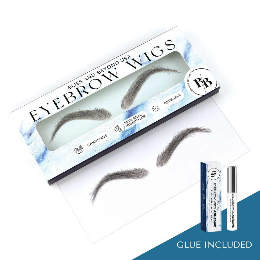 Eyebrow Wigs Made by Real Hair | Reusable | False Brows for Alopecia ...